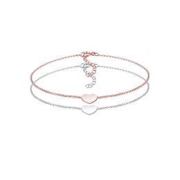 Elli Armband Damen Gr&ouml;&szlig;e 16 rosegold / silber