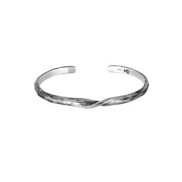 Haze&Glory Haze&glory Bracelet 'Twisted' male Silver size 20