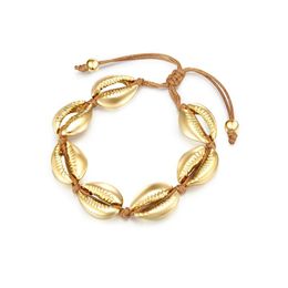 Lulu & Jane Lulu & Jane Armband Damen Gr&ouml;&szlig;e One Size braun / gold