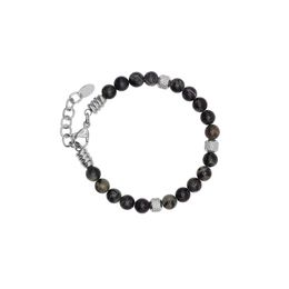 Heideman Bracelet 'Javier' male Black, Silver size Onesize