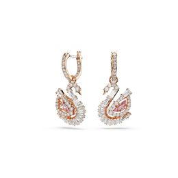 Swarovski Earrings 'Swan' female Gold size One Size