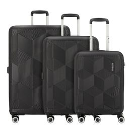 American Tourister Suitcase Set male Black size One Size