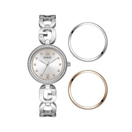 Guess Analog Watch female Silver size One Size