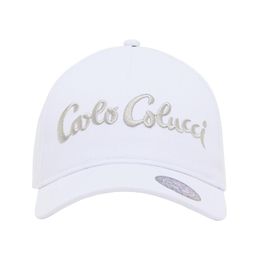 Carlo Colucci Cap 'Coronet' Damen Gr&ouml;&szlig;e 55/60 flieder / wei&szlig;