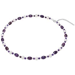 Valero Pearls Kette Damen Gr&ouml;&szlig;e One Size blau / aubergine / silber / wei&szlig;