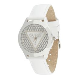 Guess Uhr Damen Gr&ouml;&szlig;e One Size silber / transparent / wei&szlig;