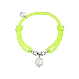 Glanzst&uuml;cke M&uuml;nchen Glanzst&uuml;cke M&uuml;nchen Armband Damen Gr&ouml;&szlig;e One Size limette / silber / perlwei&szlig;