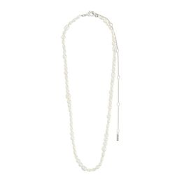Pilgrim Kette 'Elliana' Damen Gr&ouml;&szlig;e One Size silber / perlwei&szlig;