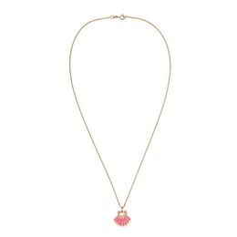 Elli Kette 'Muschel' Damen Gr&ouml;&szlig;e 45 gold / pink