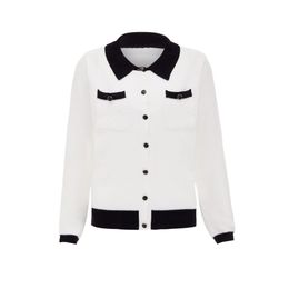 Carnea Knit Cardigan female White size XS/S