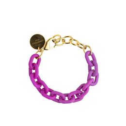 Cheeky Chain Munich Armband 'Lio' Herren Gr&ouml;&szlig;e One Size gold / lila