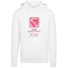 F4NT4STIC Sweatshirt 'Love Oldies Playlist Valentinstag' female White size XL