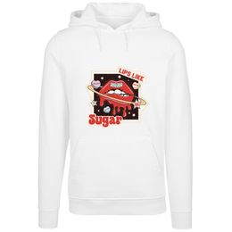 F4NT4STIC Sweatshirt 'Lips like sugar retro fashion Valentinstag' Damen Gr&ouml;&szlig;e 5XL rot / schwarz / wei&szlig;