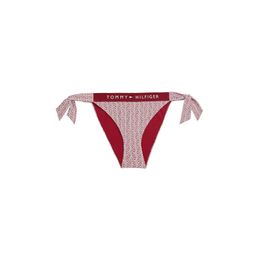 Tommy Hilfiger Bikinihose Damen Gr&ouml;&szlig;e L/XL dunkelrot / offwhite