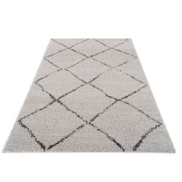 OCI DIE TEPPICHMARKE Hochflor-Teppich &raquo;Stockholm&laquo; rechteckig 30 mm H&ouml;he Wohnzimmer grau/multi Obermaterial: 100% Polypropylen B : 80 cm 1 Stk.