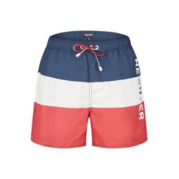 HECHTER PARIS Badeshorts Herren Gr&ouml;&szlig;e L blau / rot / wei&szlig;