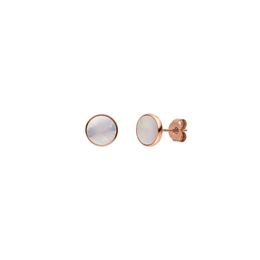 PURELEI Ohrringe 'White Gloss' Damen Gr&ouml;&szlig;e one size rosegold / perlwei&szlig;
