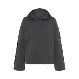 ELBSAND Sweatshirt Damen Gr&ouml;&szlig;e XS/S grau / schwarz