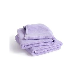 Herzbach home Duscht&uuml;cher Spa im 2er Set, Fl&auml;chengewicht 525 gsm Herren Gr&ouml;&szlig;e 70x140 cm lila