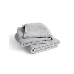 Herzbach home Duscht&uuml;cher Spa im 2er Set, Fl&auml;chengewicht 525 gsm Herren Gr&ouml;&szlig;e 70x140 cm grau