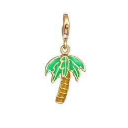 Elli Charm Emoji 'Palme' Herren Gr&ouml;&szlig;e One Size gold