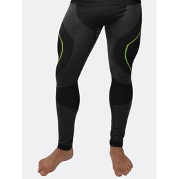 Polar Husky Sportunterhose Herren Gr&ouml;&szlig;e L/XL dunkelgrau / grasgr&uuml;n / schwarz