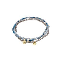 Pilgrim Armband 'Indigo' Damen Gr&ouml;&szlig;e One Size blau / gold / wei&szlig;