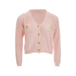 swirly Strickjacke Damen Gr&ouml;&szlig;e M rosa