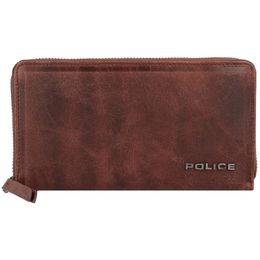 Police PT16-10369 Geldb&ouml;rse Leder 20 cm Damen Gr&ouml;&szlig;e XS/XL braun
