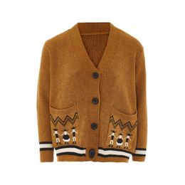 Immy Knit Cardigan female Brown size M