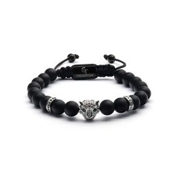 GT Collection Armband 'Leopard Head' Herren Gr&ouml;&szlig;e One Size schwarz