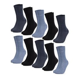 Occulto Socks 'Diabetiker Goetz' male Blue, Black size 47-50