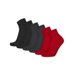 Normani Socks female Grey, Red, Black size 35-38