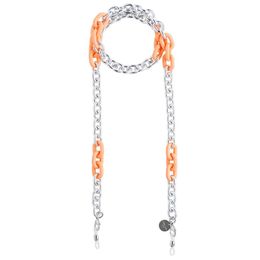 Cheeky Chain Munich Brillenkette 'Kyoto' Damen Gr&ouml;&szlig;e One Size orange / silber