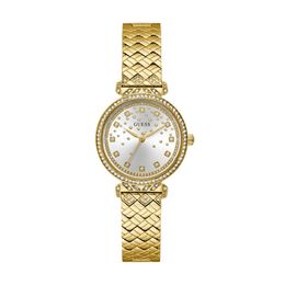 Guess Analog Watch female Gold size One Size