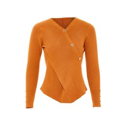 NAEMI Pullover Damen Gr&ouml;&szlig;e XS/S dunkelorange