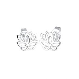 Elli Earrings 'Lotusblume' female Silver size One Size