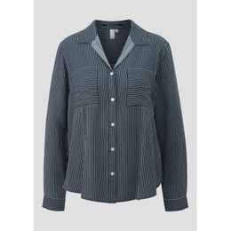 QS Bluse in 58G0_tiefblau | Gr.: 34