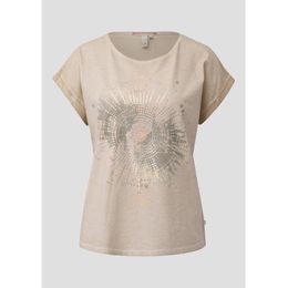 QS T-Shirt in 81D3_beige | Gr.: L