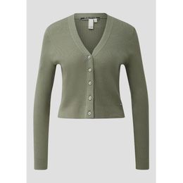 QS Strickjacke in 7927_olivgr&uuml;n | Gr.: M