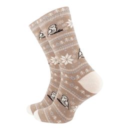 Vincent Creation Socks female Beige size 36-40