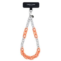 Cheeky Chain Munich Handyanh&auml;nger 'Lio' Herren Gr&ouml;&szlig;e One Size orange / silber