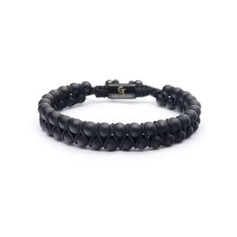 Gt Collection Bracelet 'Double-Bead' male Black size One Size
