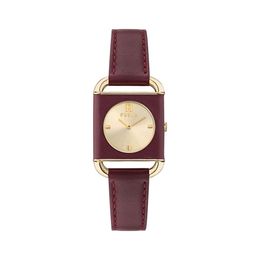 Furla Analog Watch female Red size One Size