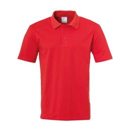 Uhlsport Polo "Essential Polo Shirt" in Rot | Gr.: 164