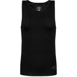 Normani Outdoor Sports Herren Merino Unterhemd Alice Springs in Schwarz | Gr.: XL
