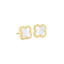Lenoites Earrings 'Four-leaf Clover Mini 1' female Gold size One Size