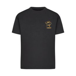 Merchcode Shirt 'Espresso' Damen Gr&ouml;&szlig;e XL curry / schwarz