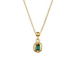 Elli Premium Necklace female Gold, Green size 50