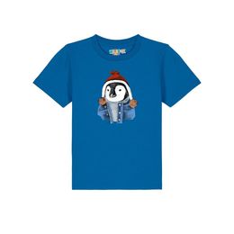 Watabout.kids Shirt 'Pinguin' boy Blue size 134/146